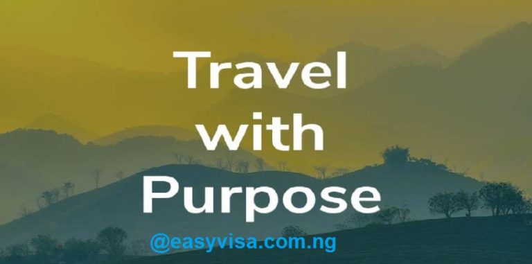 What Is Your Purpose Of Traveling Abroad? – Easy-Visa
